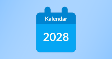 Kalendar za 2028. godinu s hrvatskim blagdanima i praznicima